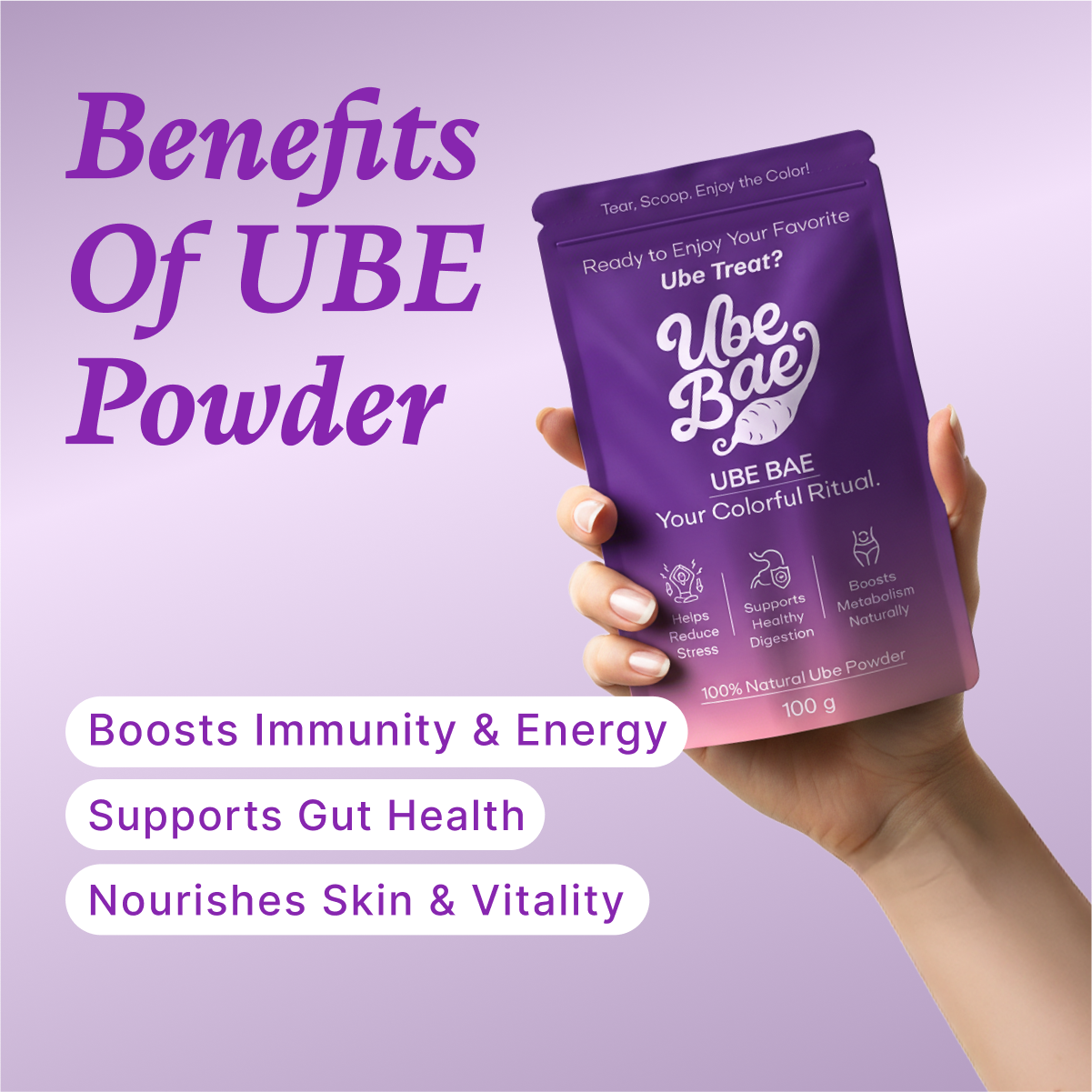 Organic Ube Powder – Real Ube from Philippines – Ube Bae